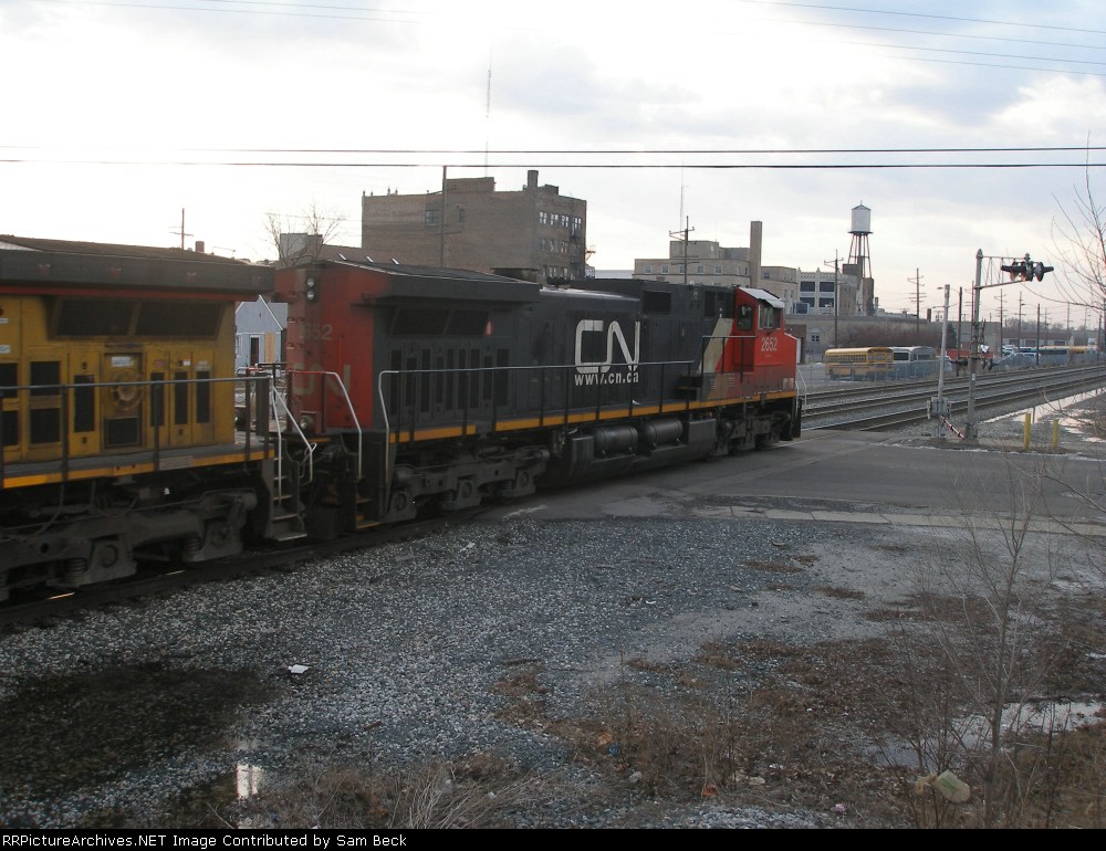 CN 2652 in Downtown Hammond